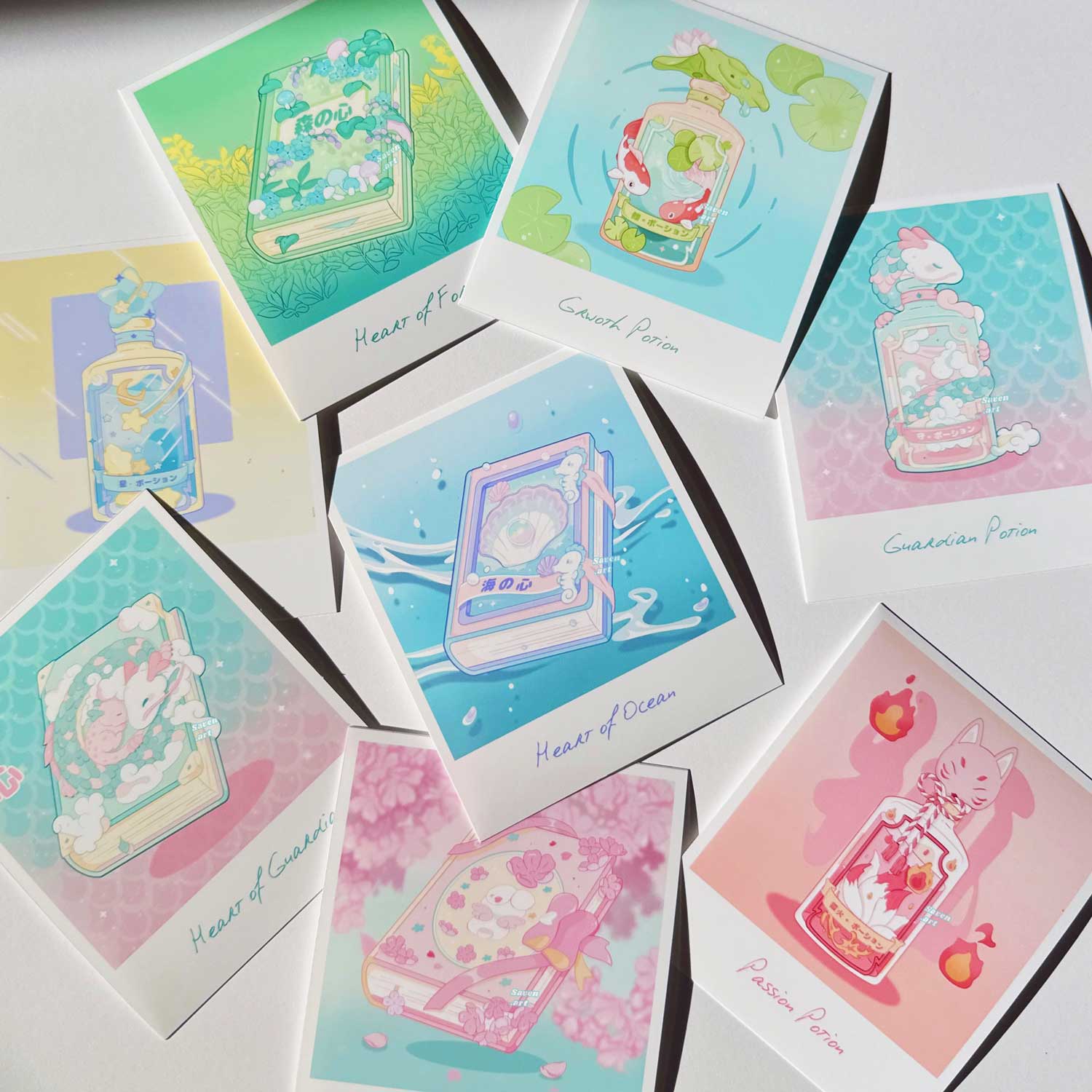 Polaroid Set: 2.0 Enchanted Potions & Spell Books – saven.art